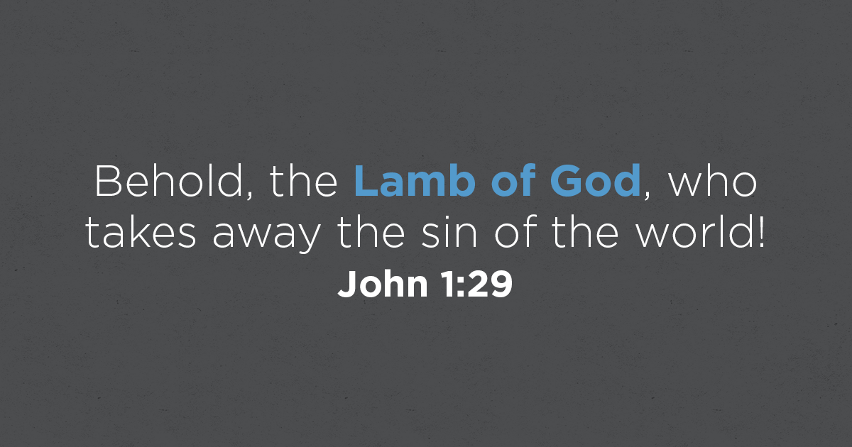 Jesus the Lamb of God